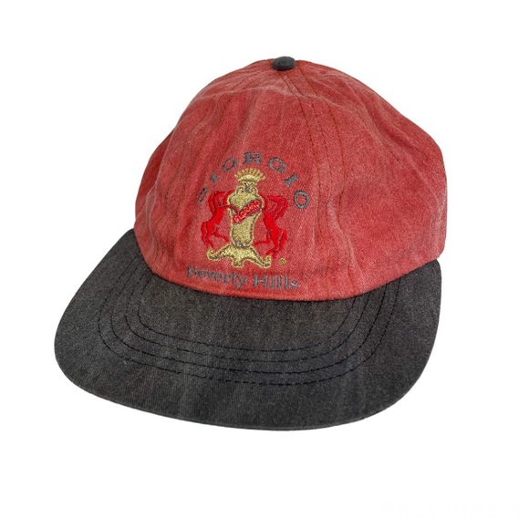 Giorgio Beverly Hills | Accessories | Vtg Y2k Giorgio Beverly Hills Logo Embroidered Hat Preppy ...